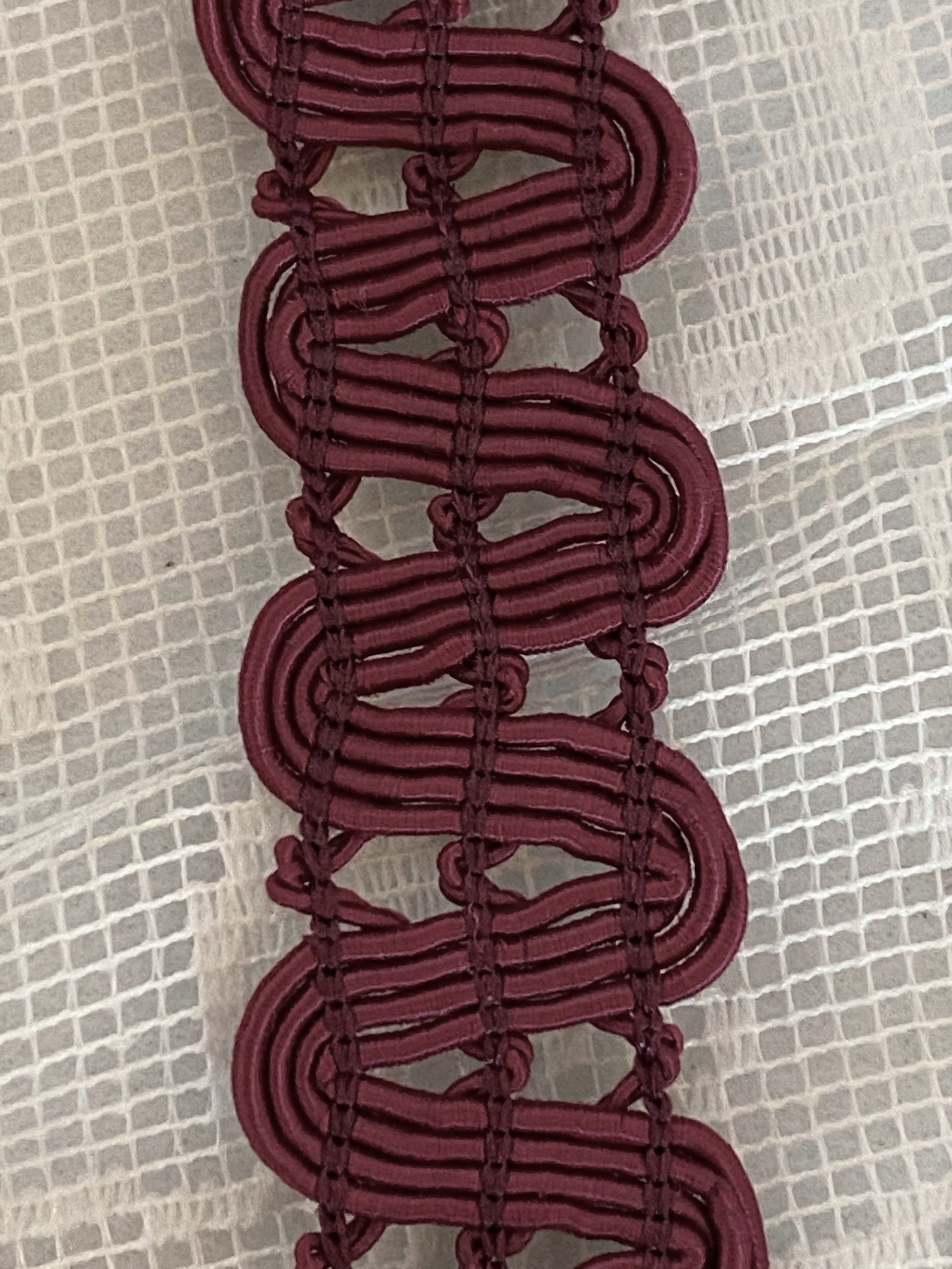 Vintage 9 Yards Burgundy 7/8 Wide Decorative Braid - Etsy