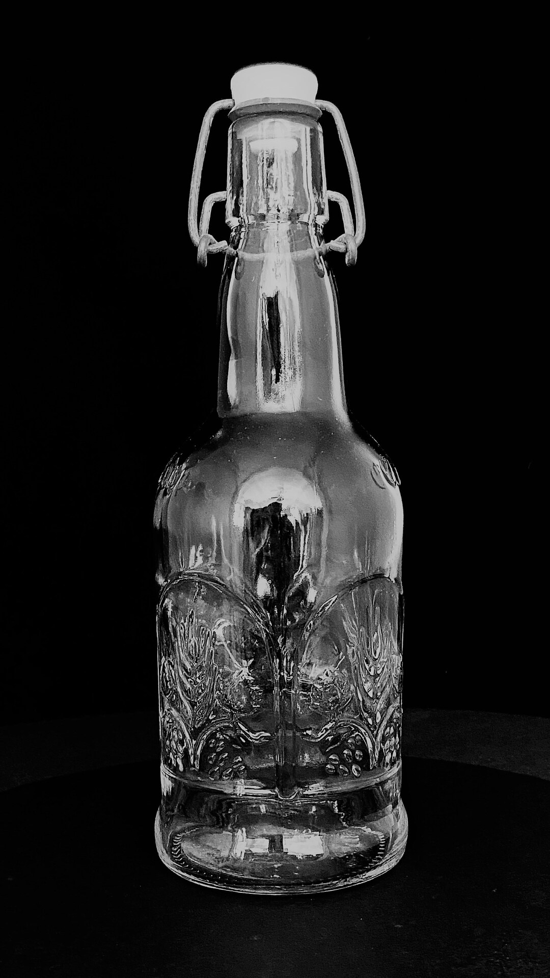 Collectible Vintage EZ Cap Glass Wired Bale Lid BEER BOTTLE Embossed ...