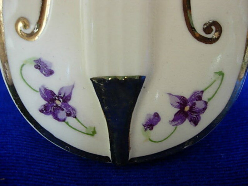 Collectible Vintage MOYER POTTERY Hand Painted Violets - Etsy