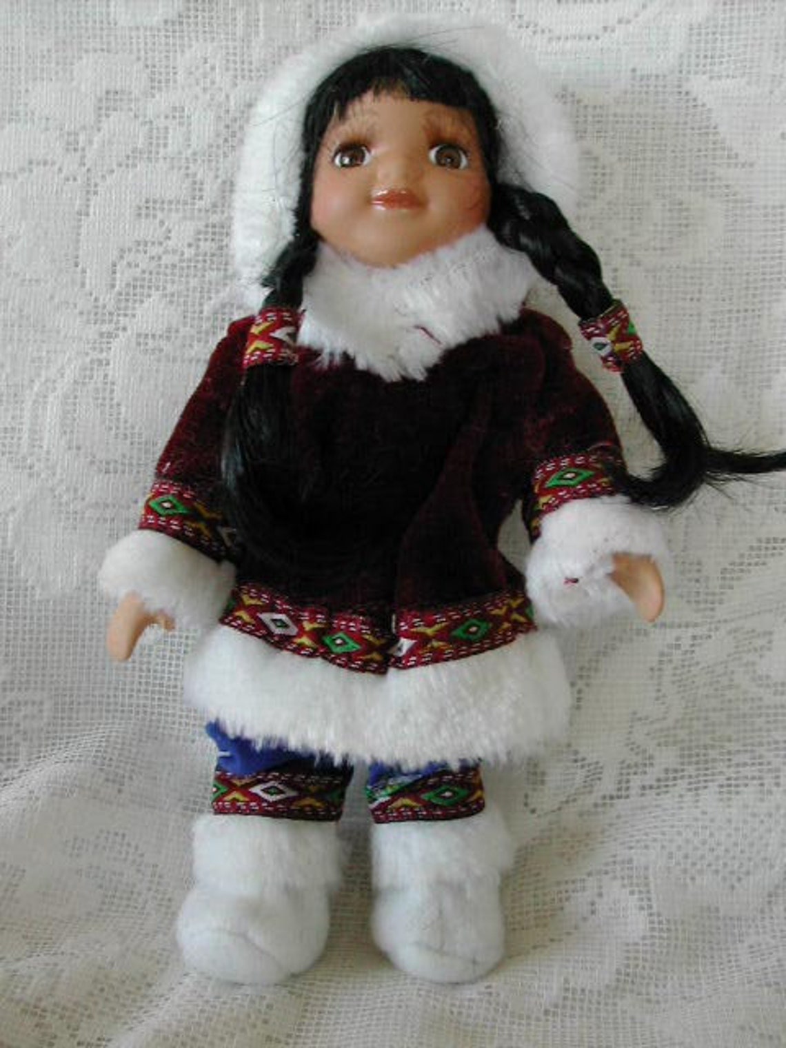 Collectible Vintage ALASKAN PORCELAIN Native Eskimo 8 - Etsy