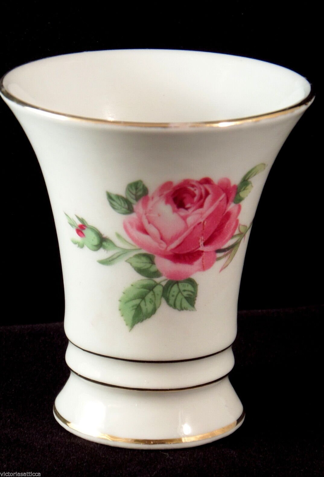 Home Décor Mid century vintage pottery pink rose vase Vases etna.com.pe