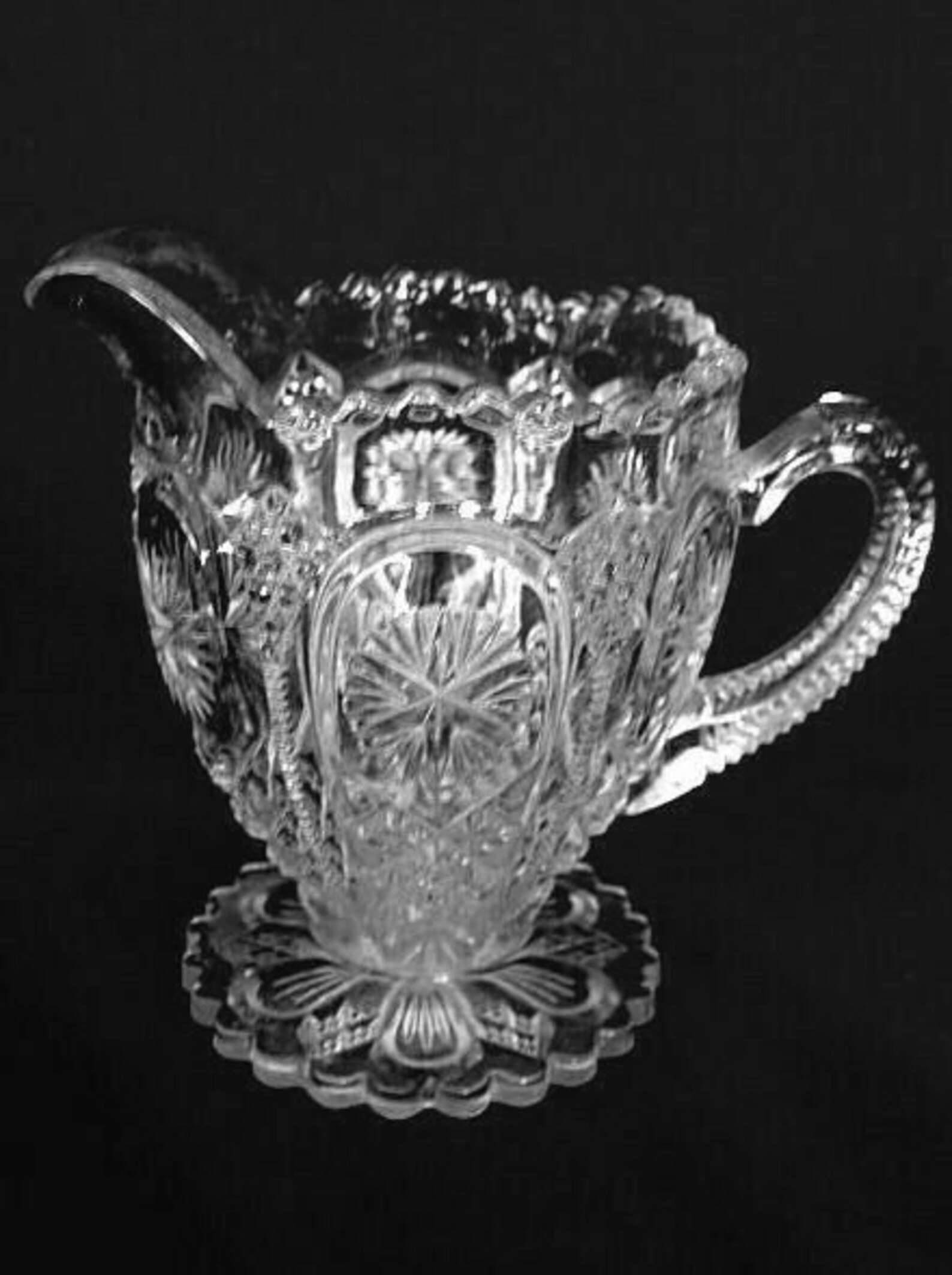 Collectible Vintage / Antique EAPG Pressed Glass Footed - Etsy