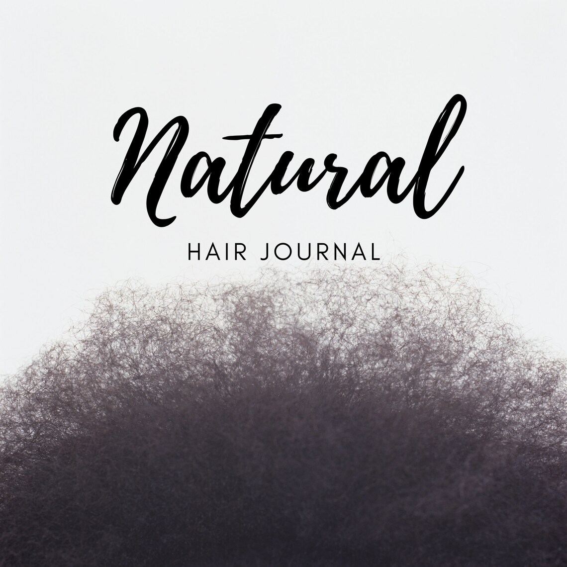 Natural Hair Printable Journal - Etsy