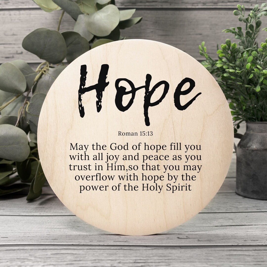Scripture Wall Art Wood , Bible Verse Wall Art Wood, Hope Wall Art - Etsy