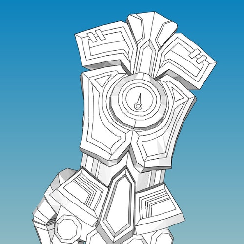 League of Legends Arcane VI Gauntlets Pepakura Foam HD Cosplay - Etsy ...