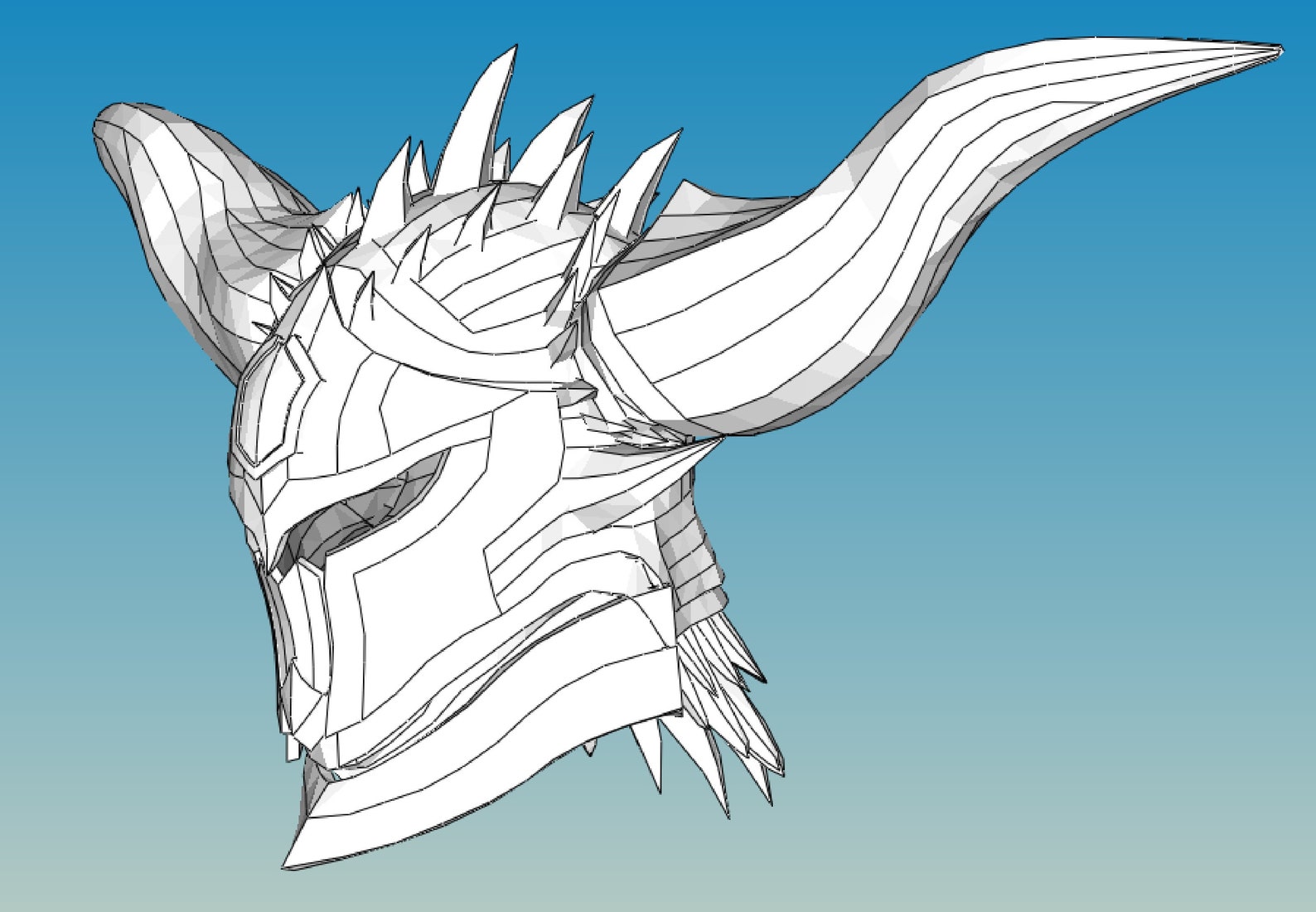 Nergigante Male Armor Foam Cosplay Pepakura Templates - Etsy
