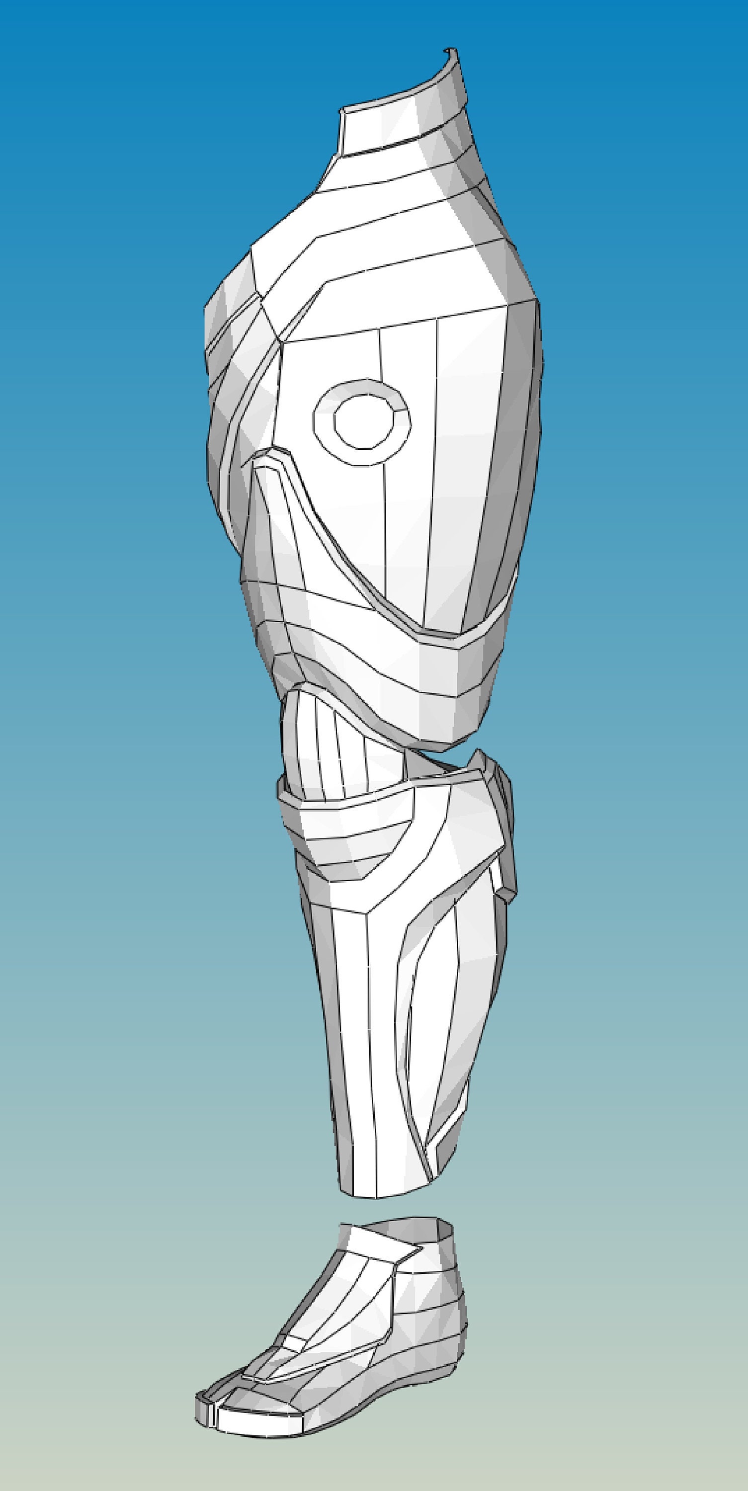 Jetstream Sam Cosplay Pepakura Foam Patterns - Etsy