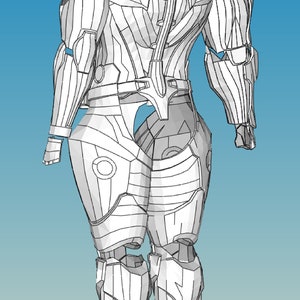 Jetstream Sam Cosplay Pepakura Foam Patterns - Etsy