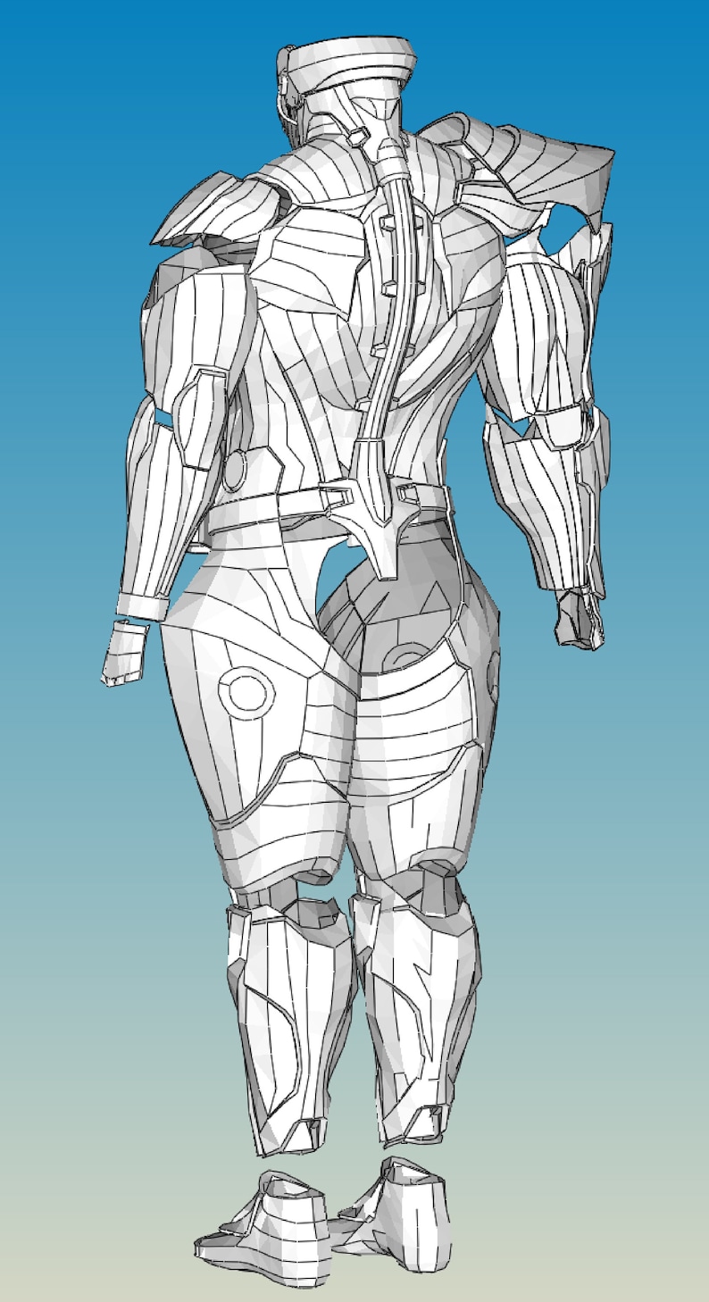 Jetstream Sam Cosplay Pepakura Foam Patterns - Etsy