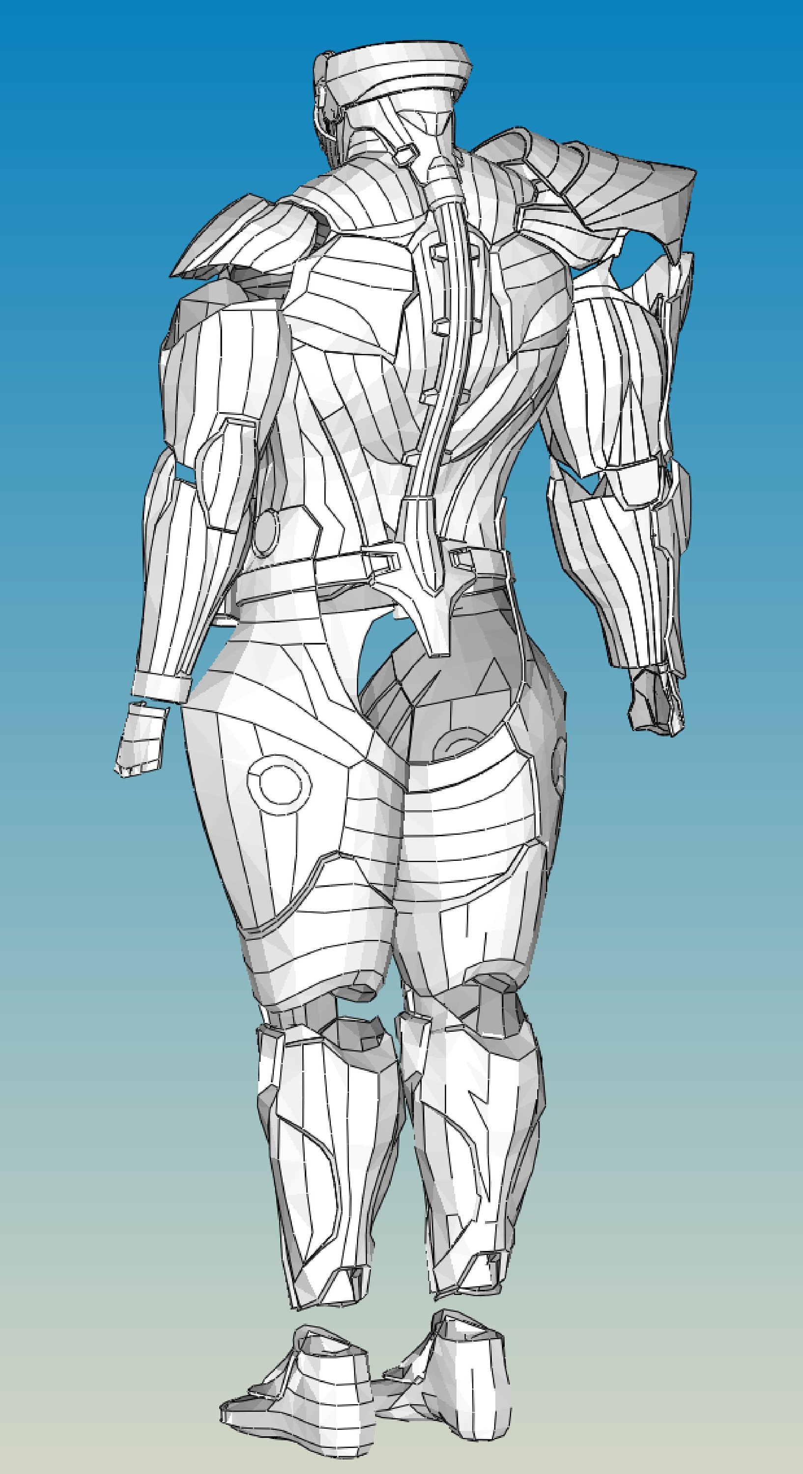 Jetstream Sam Cosplay Pepakura Foam Patterns - Etsy