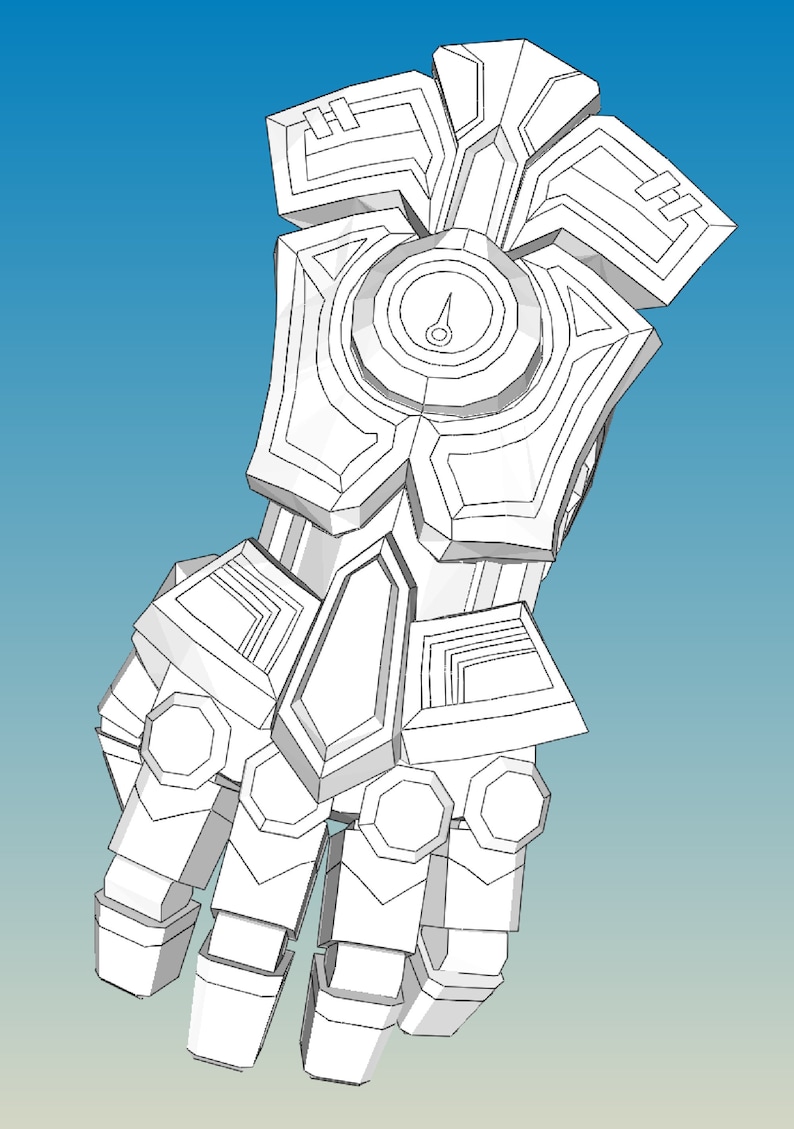 Vi Gauntlet Cosplay Foam Templates - Etsy