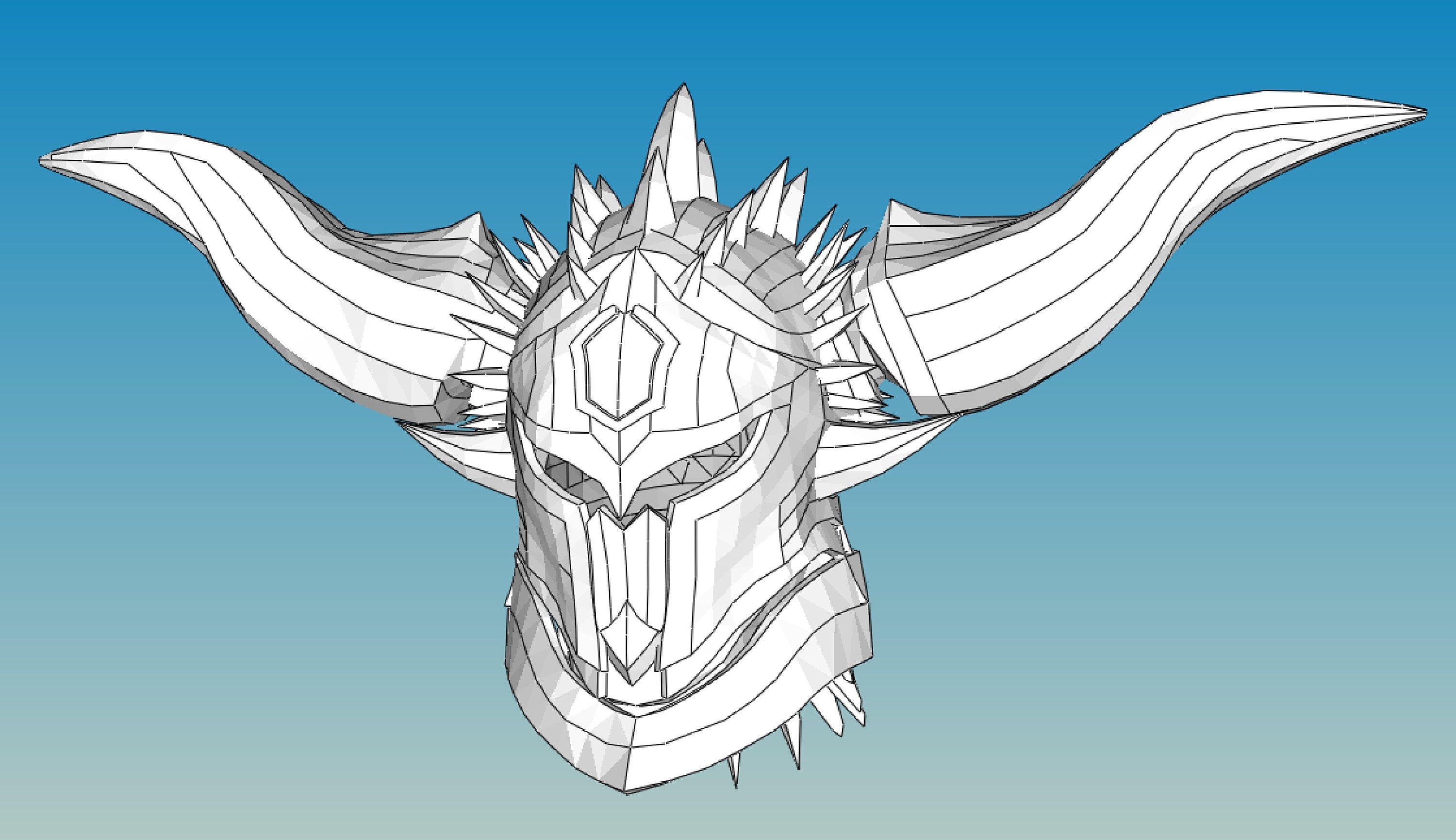 Nergigante Male Armor Foam Cosplay Pepakura Templates - Etsy