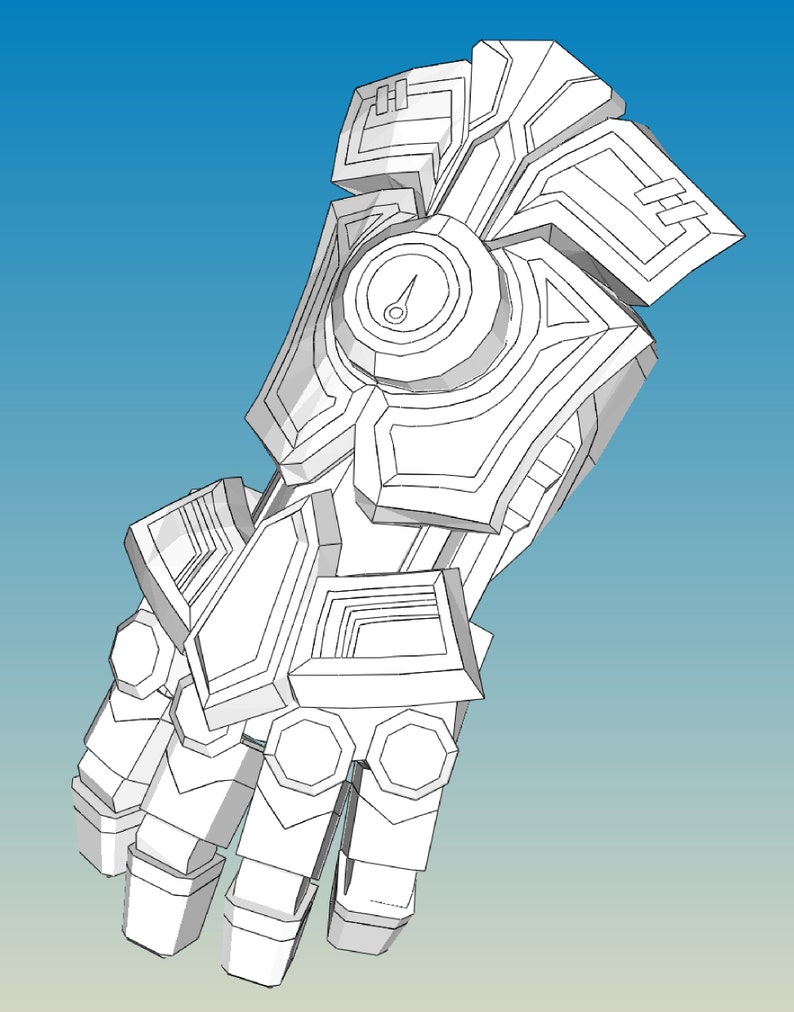 Vi Gauntlet Cosplay Foam Templates - Etsy