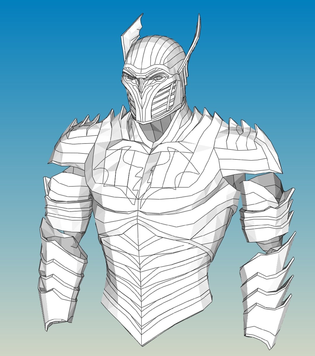 Red Death Cosplay Foam Pepakura Templates - Etsy