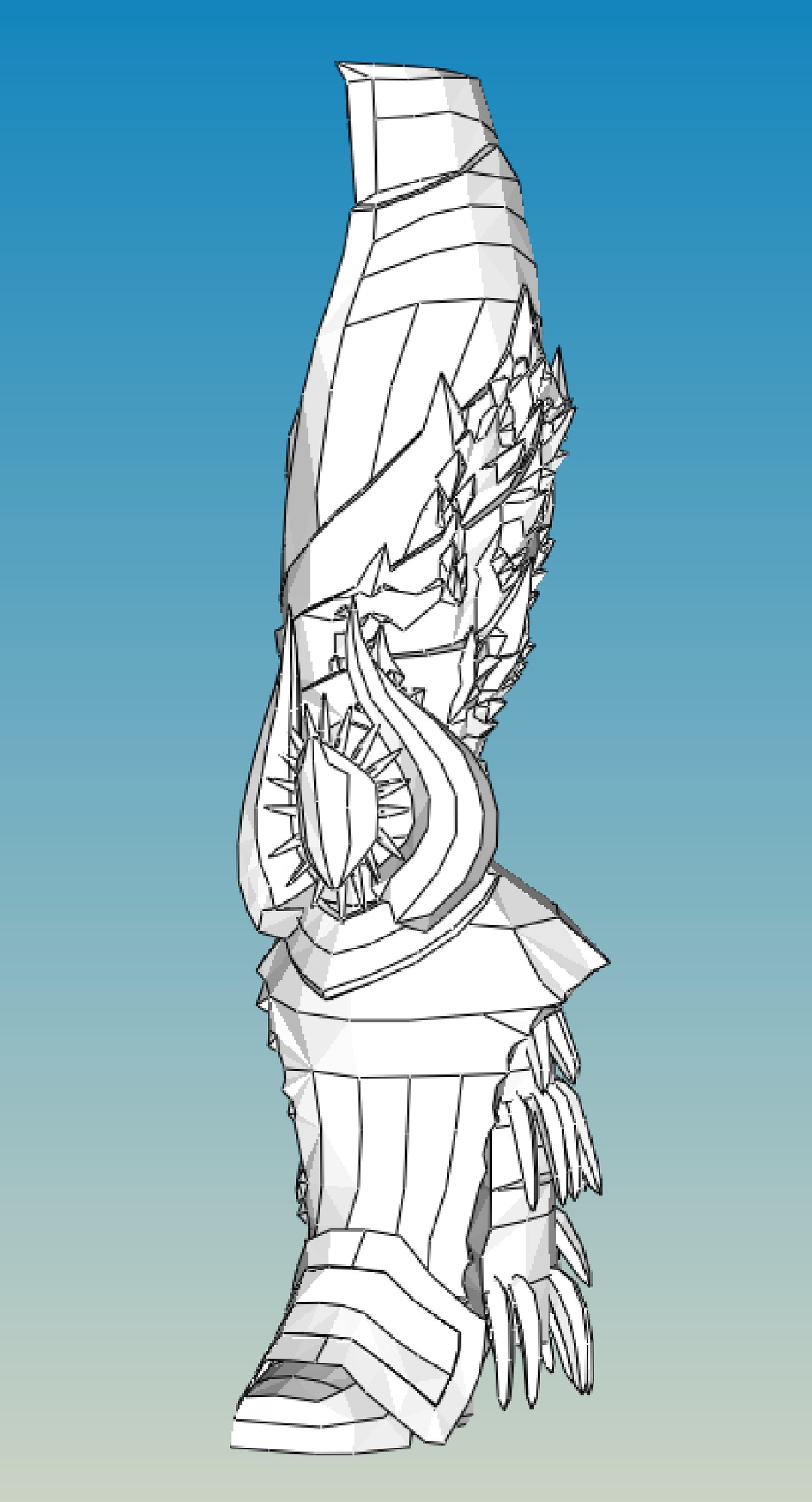 Nergigante Male Armor Foam Cosplay Pepakura Templates - Etsy