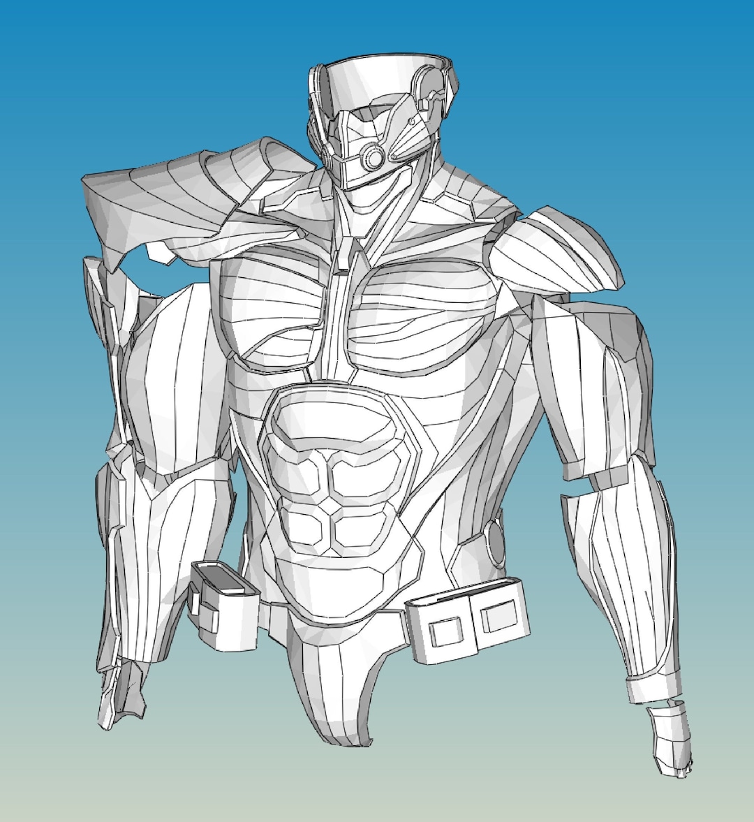 Jetstream Sam Cosplay Pepakura Foam Patterns - Etsy