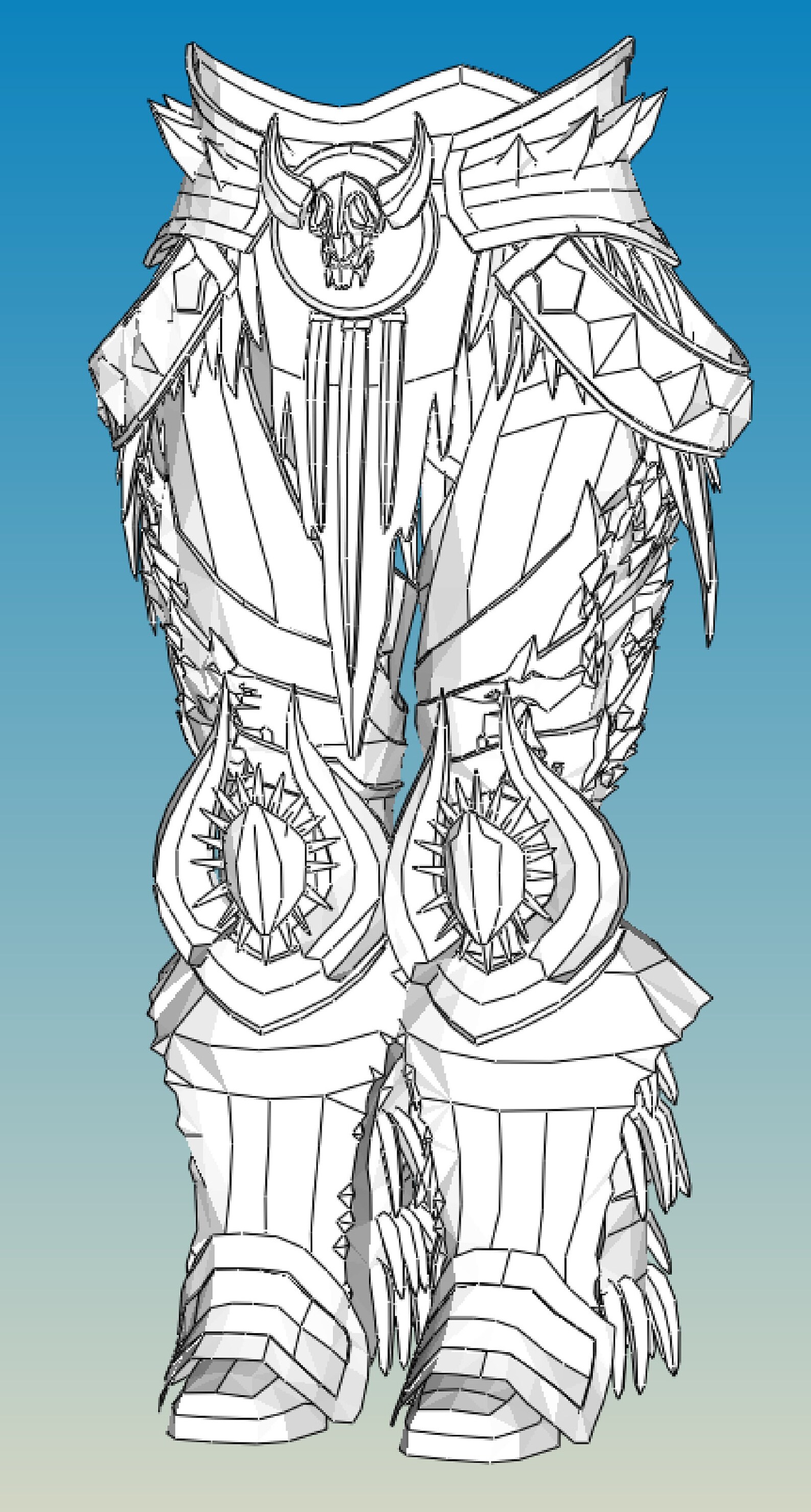 Nergigante Male Armor Foam Cosplay Pepakura Templates - Etsy