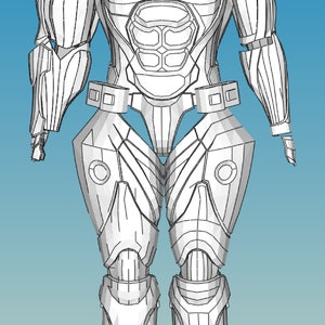 Jetstream Sam Cosplay Pepakura Foam Patterns - Etsy