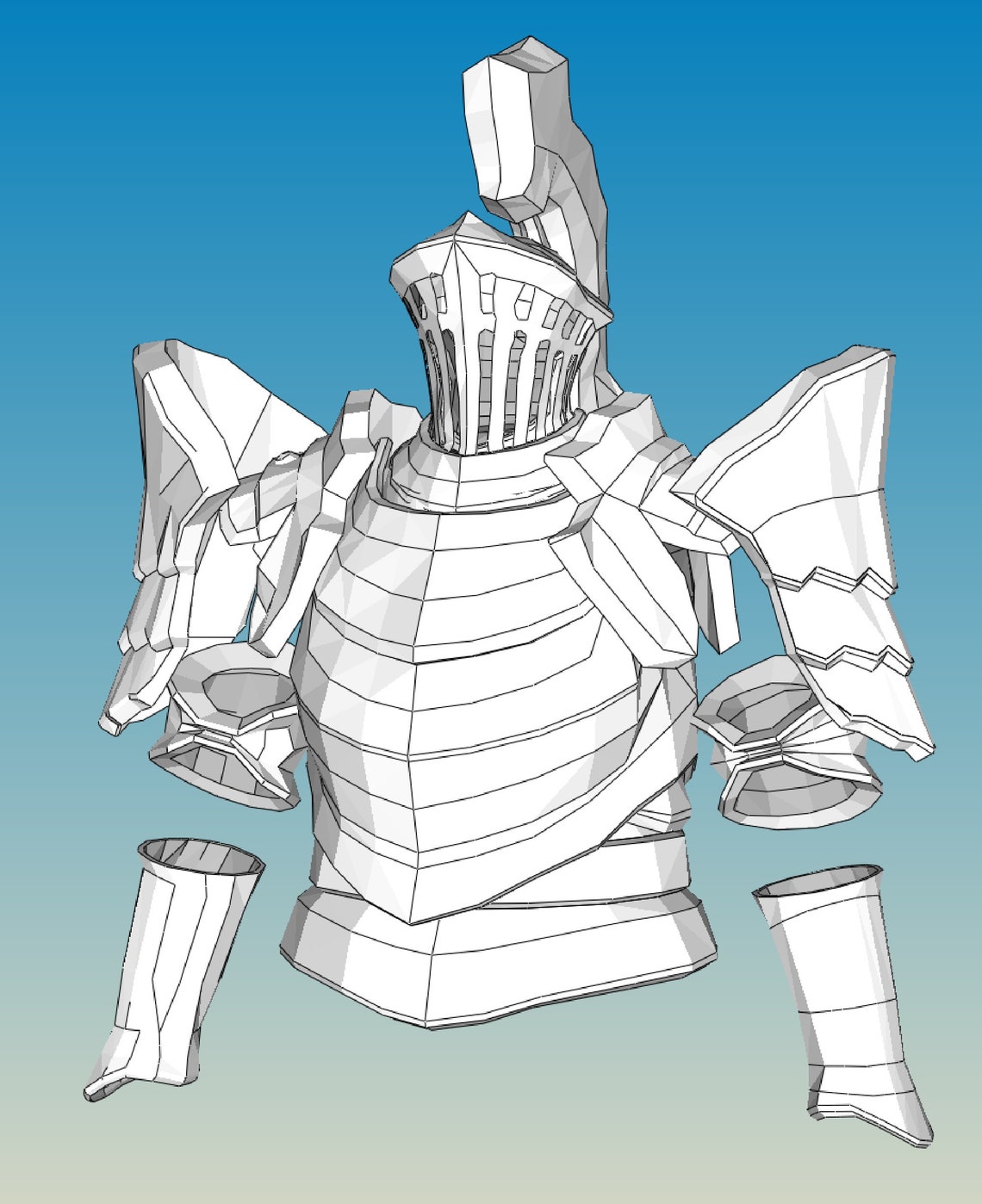 Havel W/maze and Shield Cosplay Pepakura Foam (Instant Download) - Etsy