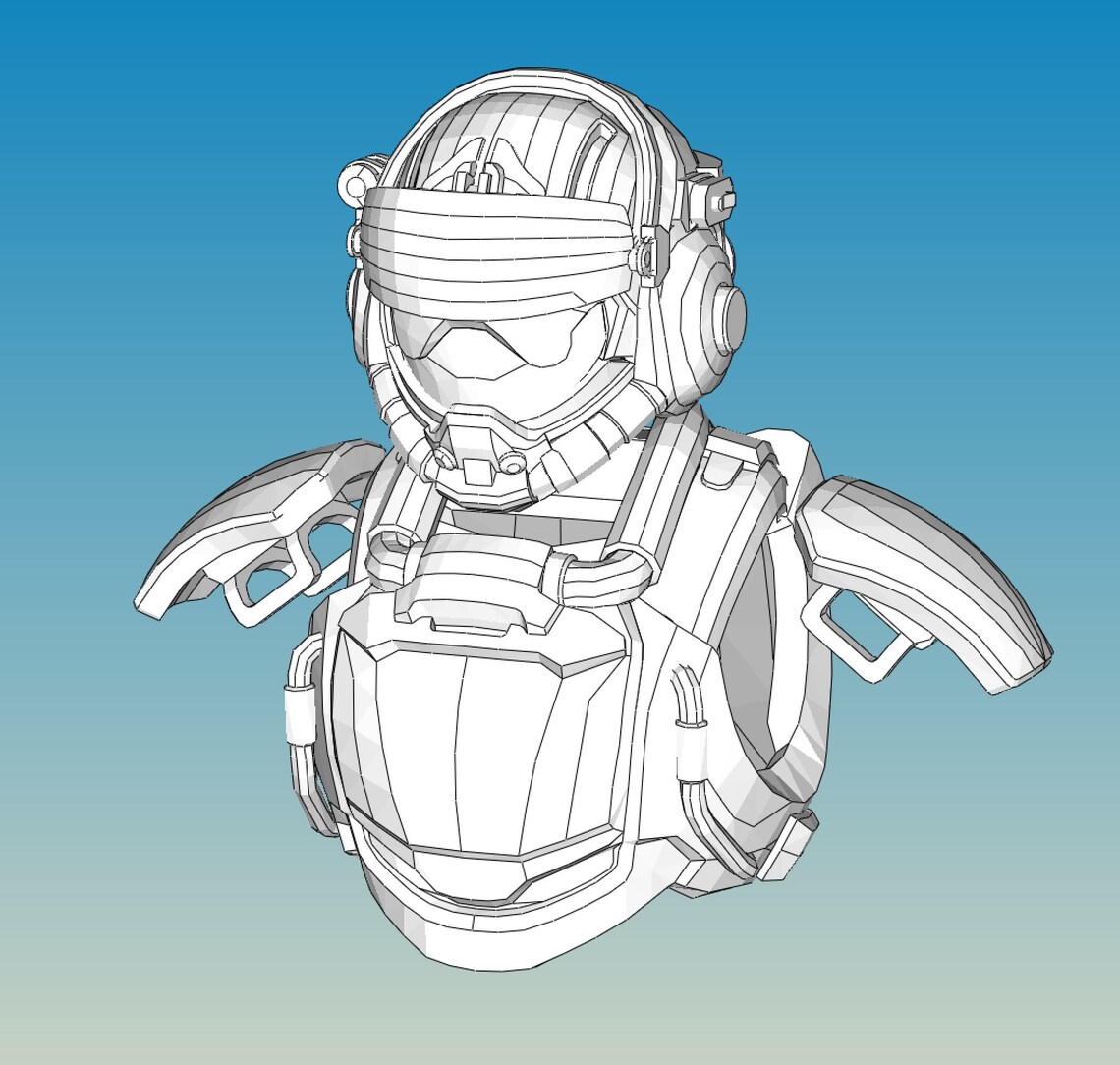 Valkyrie Cosplay Foam Pepakura Templates - Etsy