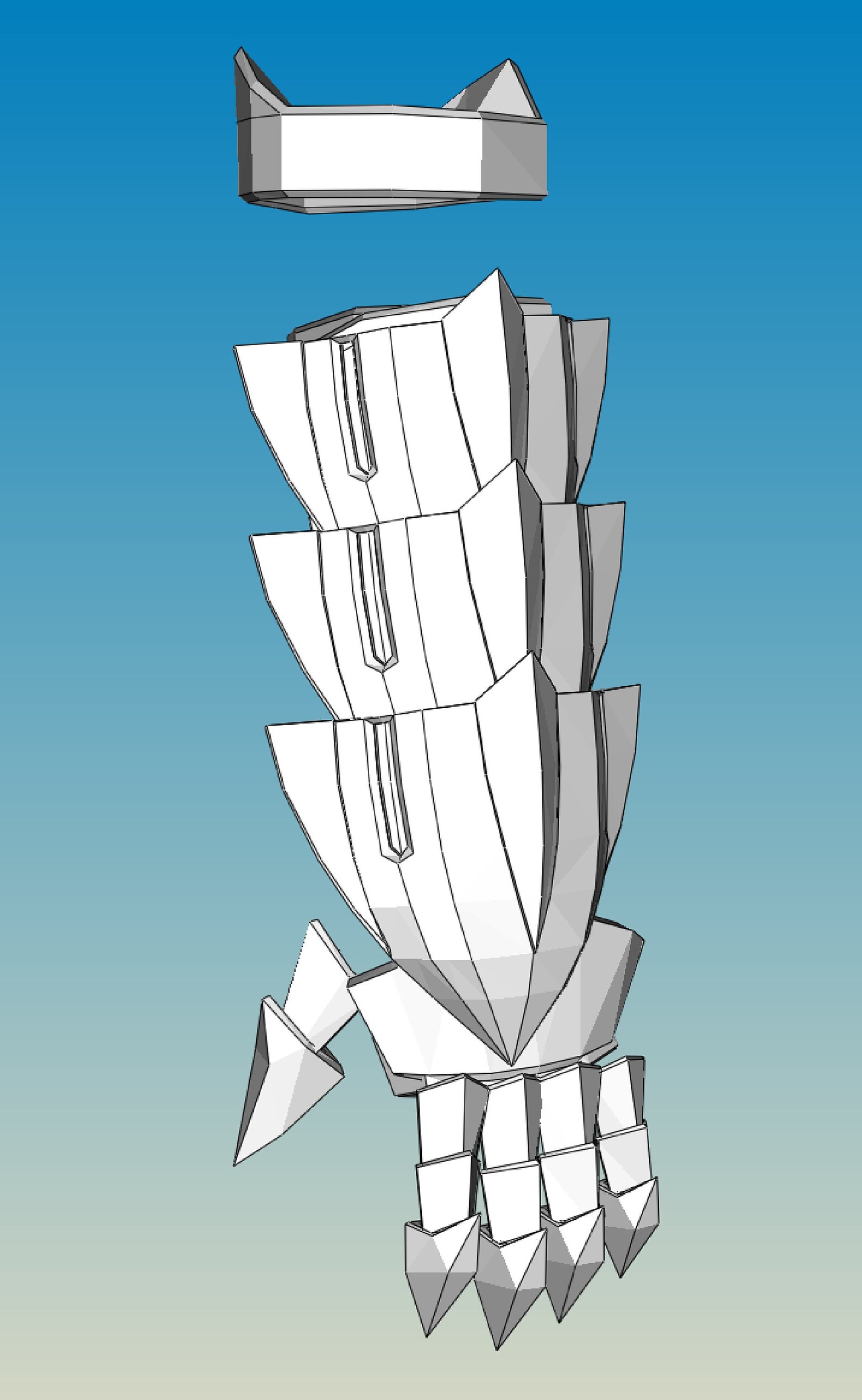 Mordred Armor With Sword Pepakura Foam Templates - Etsy