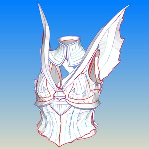 Sol Female Armor Cosplay Pepakura Foam Patterns - Etsy