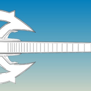 Crucible Guitar Foam Pepakura Templates - Etsy