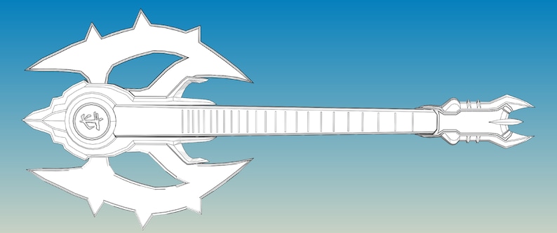 Crucible Guitar Foam Pepakura Templates - Etsy