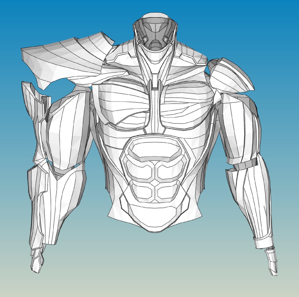 Jetstream Sam Cosplay Pepakura Foam Patterns - Etsy