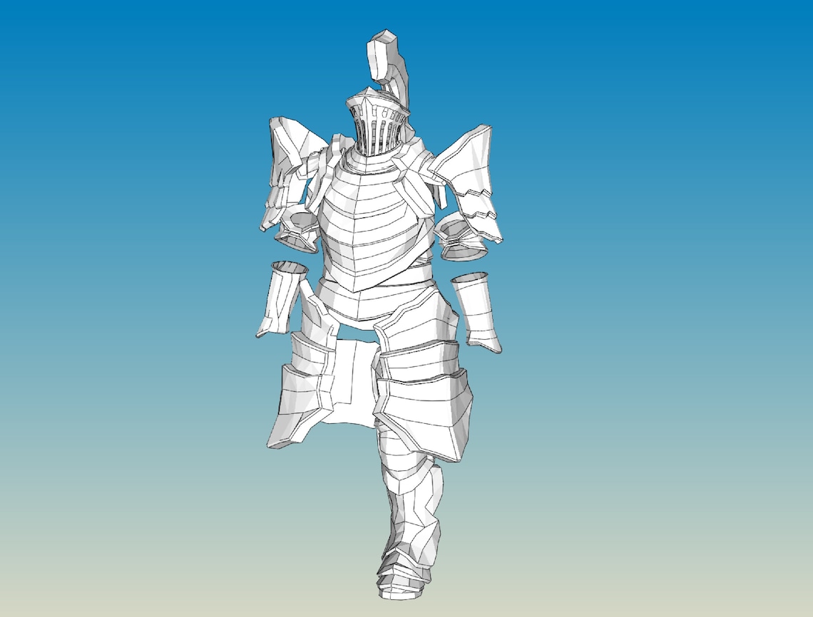 Havel W/maze and Shield Cosplay Pepakura Foam (Instant Download) - Etsy