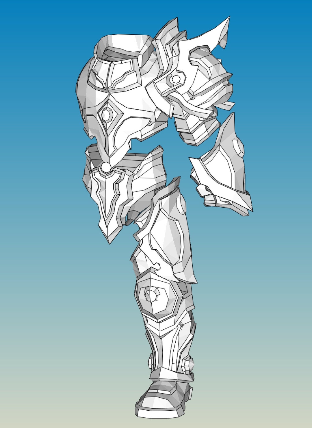 Turalyon Armor Pepakura FOAM Files Unfold - Etsy