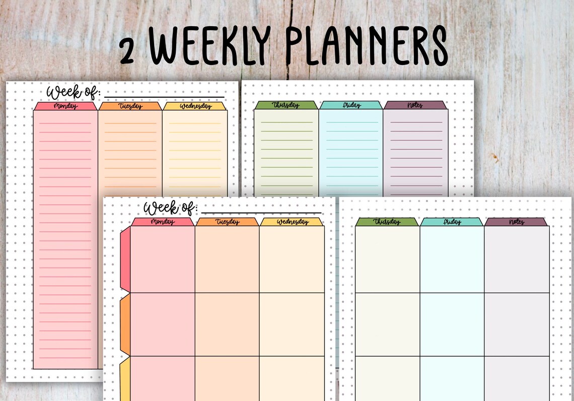 Teacher Lesson Planner Printable Pdf Planner Pages Lesson - Etsy