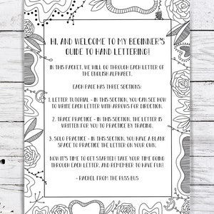 Beginner’s Guide to Hand-lettering - Lowercase Letter Edition Hand ...