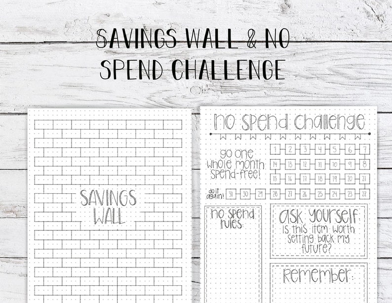 Finances Bullet Journal Inserts - Finances Bundle, Debt Tracker ...