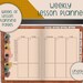 HYPERLINKED Digital Teacher Planner, 9 Week Lesson Planner, Weekly ...