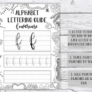 Beginner’s Guide to Hand-lettering - Lowercase Letter Edition Hand ...