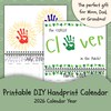 2026 Handprint Calendar, Kids Baby Toddler, Nursery School Activity ...