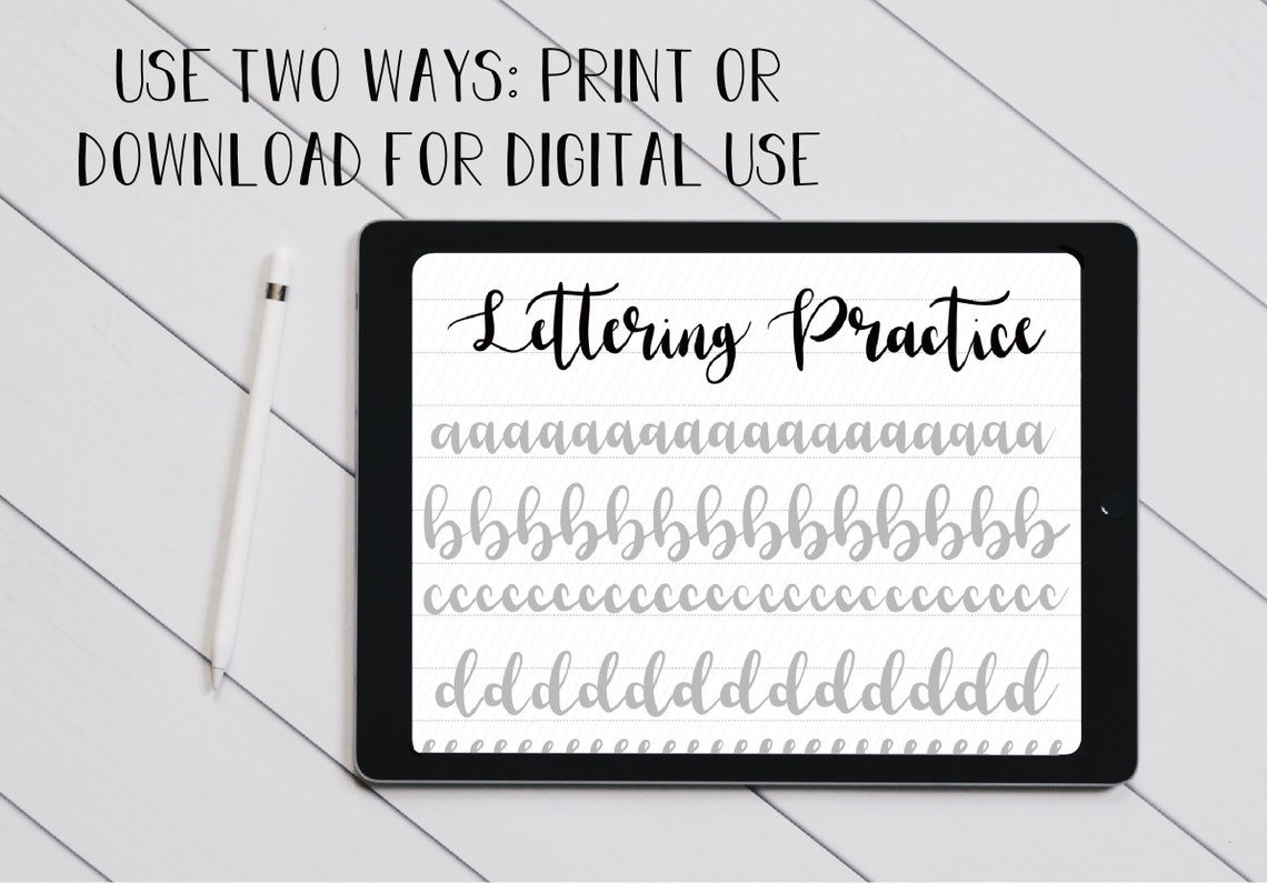 Ultimate Hand-lettering Practice Guide Digital Download - Etsy