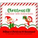 Printable Christmas Elf Calendar With Instructions | December Christmas ...