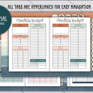 HYPERLINKED Digital Planner for Ipad, Tablet | Goodnotes, Notability ...
