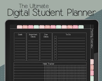 HYPERLINKED Digital Planner for Ipad Tablet Goodnotes | Etsy