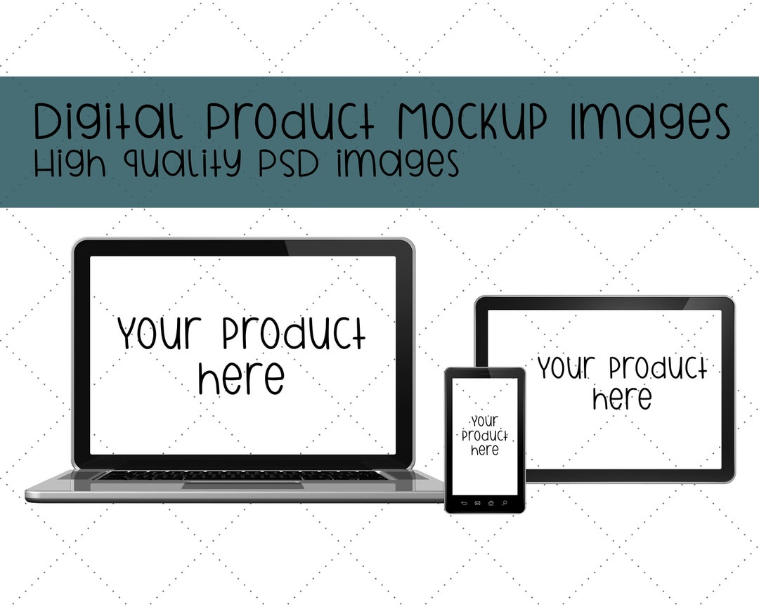 Digital Product Mock-ups, Computer Mockup Images, PSD Images for ...