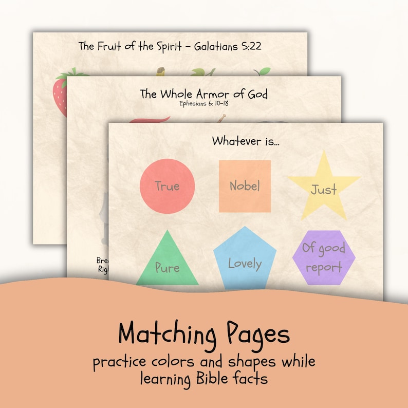Printable Bible Worship Busy Book for Toddlers | Digital Download ...