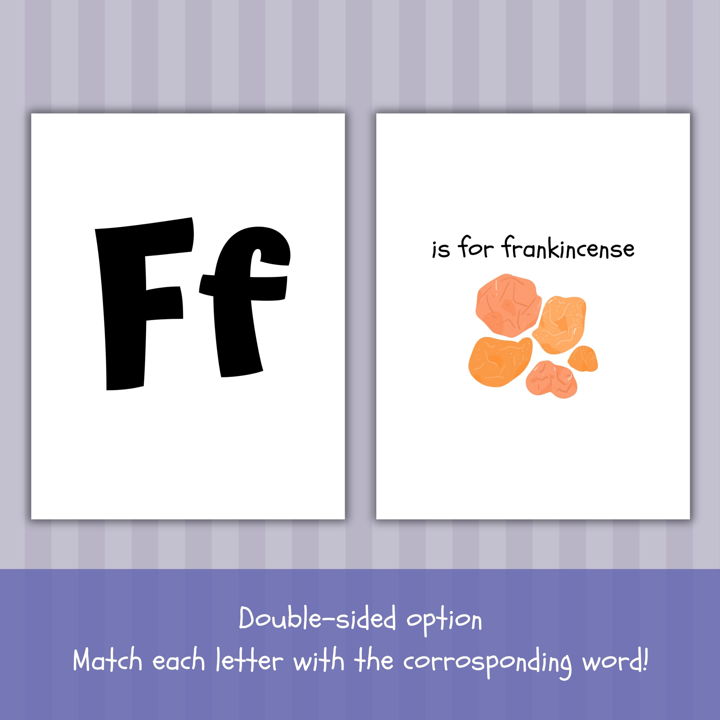 Printable Bible-themed Alphabet Flashcards | ABC Flashcards With ...