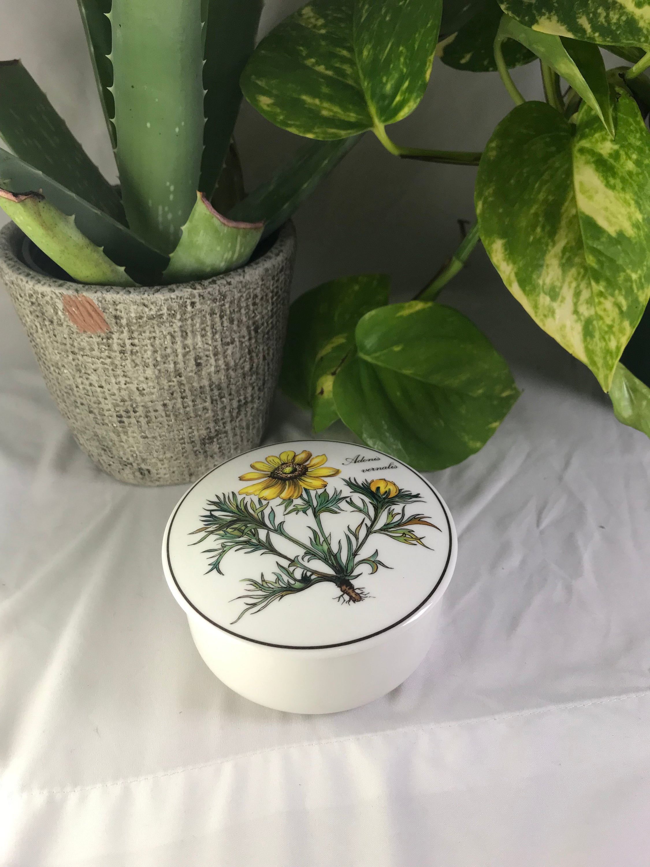 Ceramic Box With Flower - Etsy