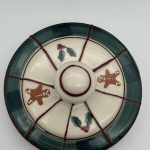 Hartstone Pottery Gingerbread Plaid Three Quart Cookie Jar Canister ...