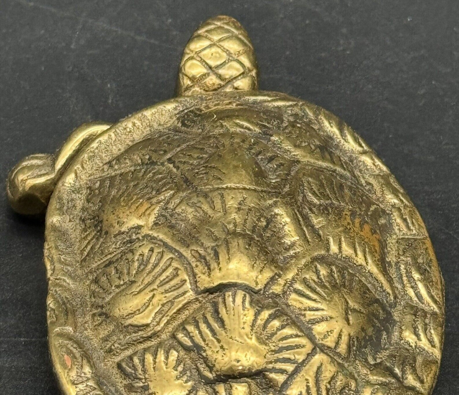 Antique Vintage Brass Hinged Turtle Trinket Box Made in England - Etsy