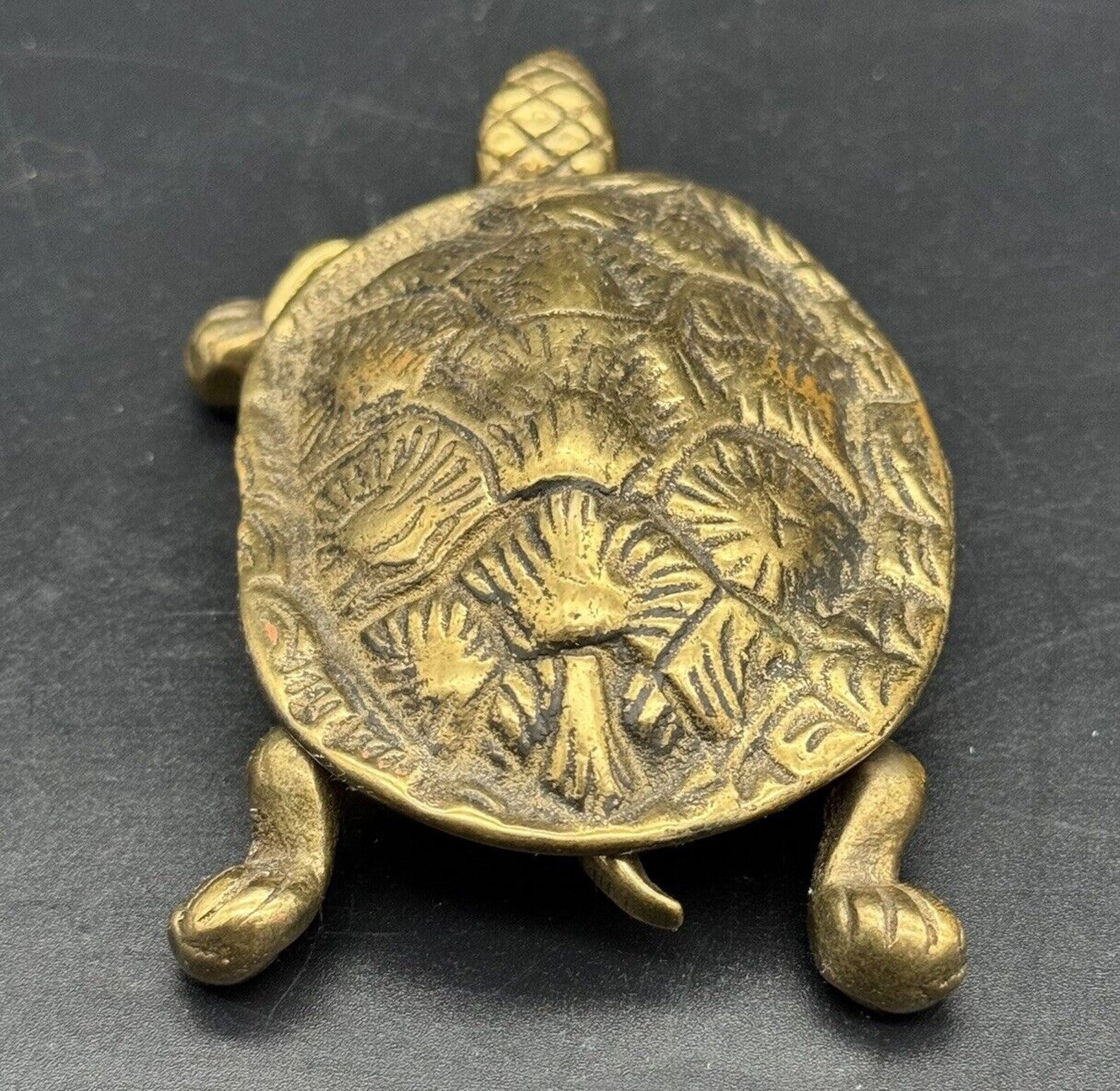 Antique Vintage Brass Hinged Turtle Trinket Box Made in England - Etsy