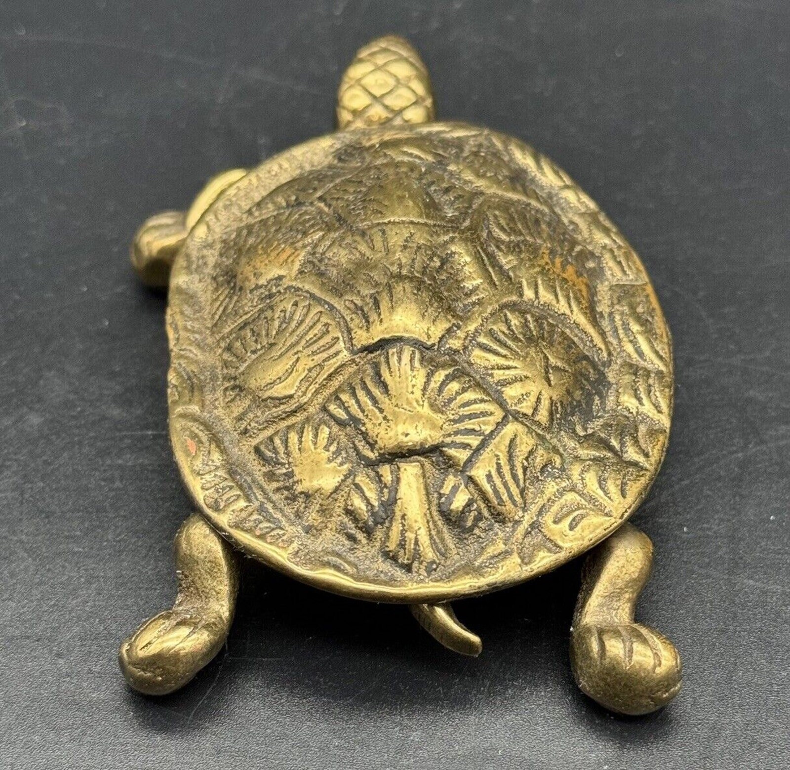Antique Vintage Brass Hinged Turtle Trinket Box Made in England - Etsy