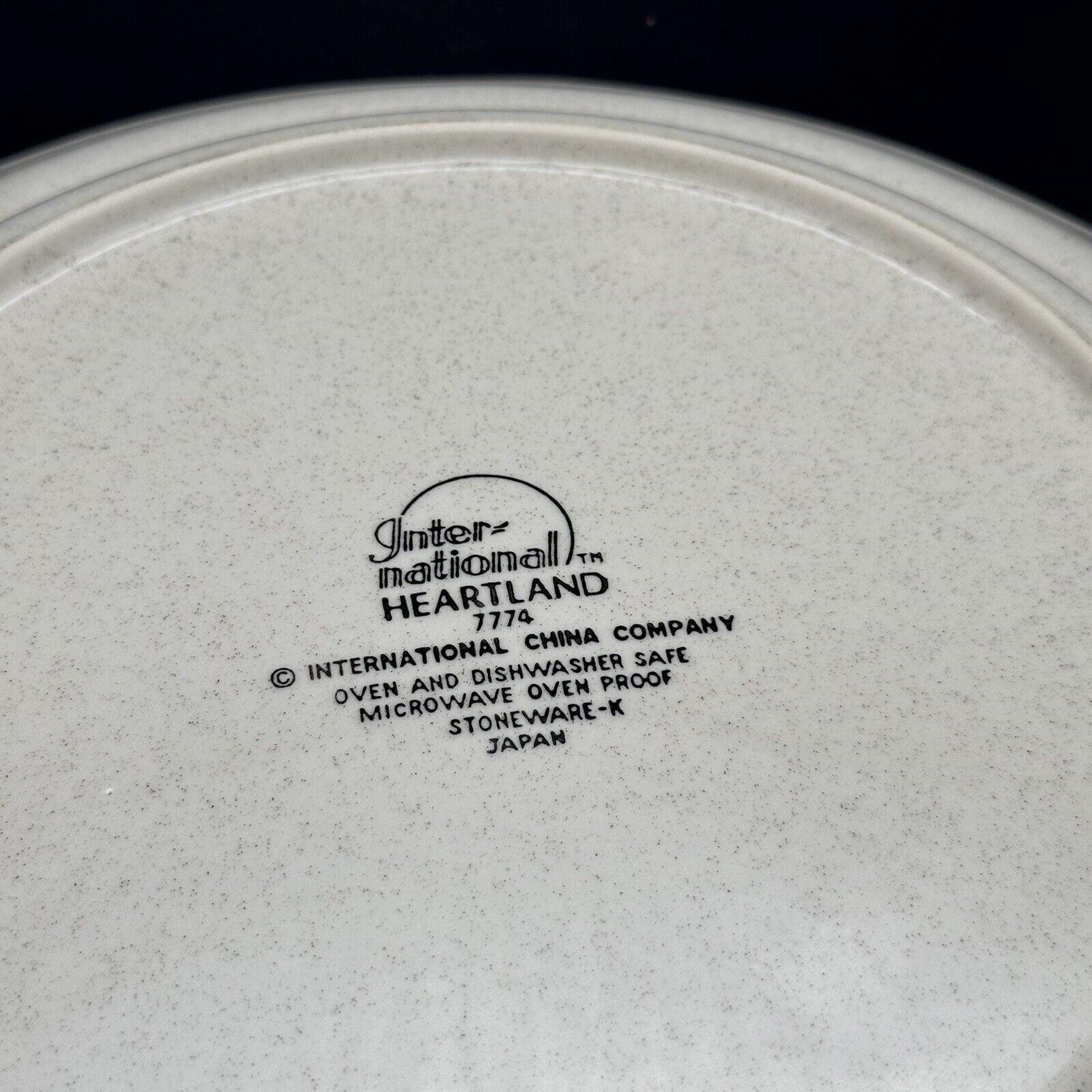 Vintage International Stoneware Heartland Dinner Plate 7774 Cottage ...